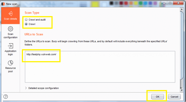 BurpSuite Spider Feature Working