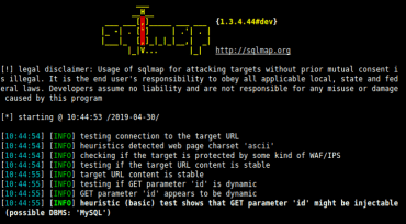 SQL Injection Testing Using SQLMAP