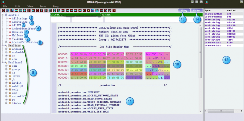 Gda Android Reverse Engineering Suite Hackersonlineclub