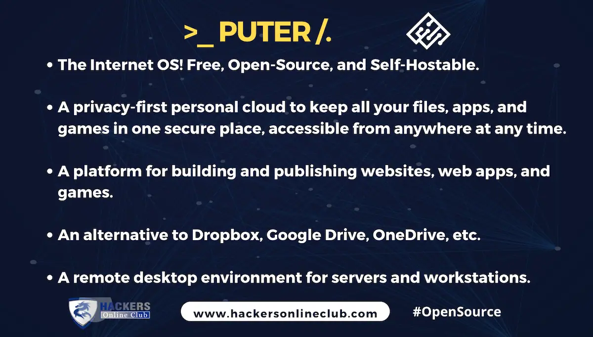 Puter - The Internet OS! Free, Open-Source, and Self-Hostable
